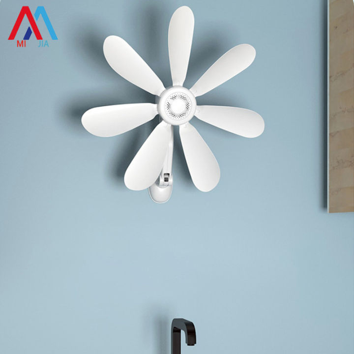 XIAOMIMIJIA Home small electric fan wall-mounted wall-free punching ...