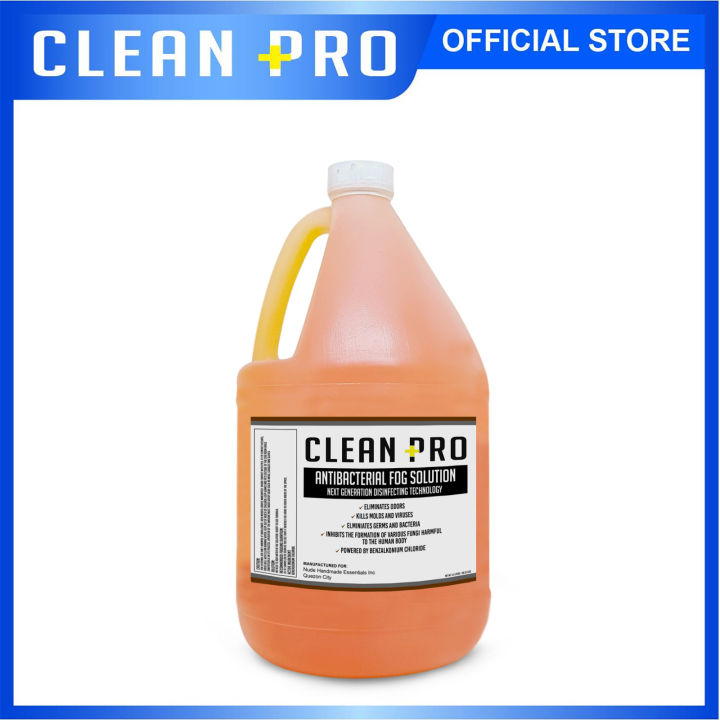Clean Pro Antibacterial Fog Solution Citrus Scent ; 3.5 Liters / 1 ...