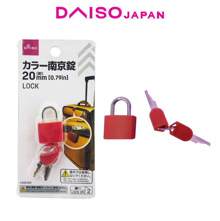 Daiso Color Padlock 20mm | Lazada PH