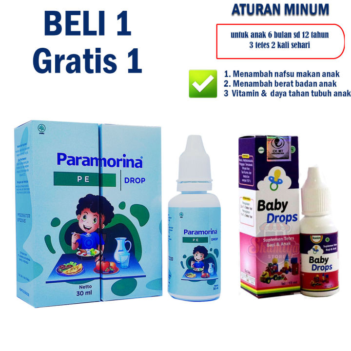 paramorina drop / paramorina nafsu makan tetes / paramorina picky eater ...