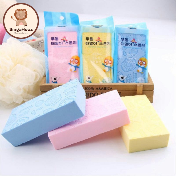 READY STOCK Shower Brush Sponge Bath Artifact Body Scrub Skin Care Cute ...