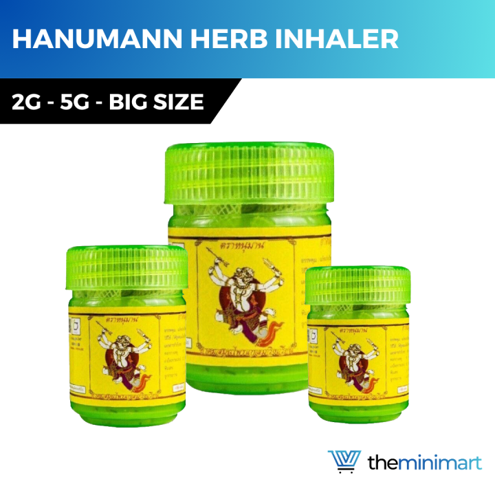 Hanumann Herb Inhaler 2g/5g/Big Size - Traditional Herbal Aroma ...