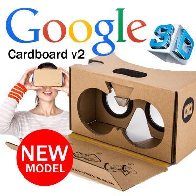 Google Cardboard Version 1 Version 2 Jumbo 3D VR Fold With Head Strap ...