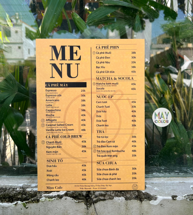 Menu bằng gỗ . Thiết kế mới sang trọng, đẹp, bền màu 2023- May color ...