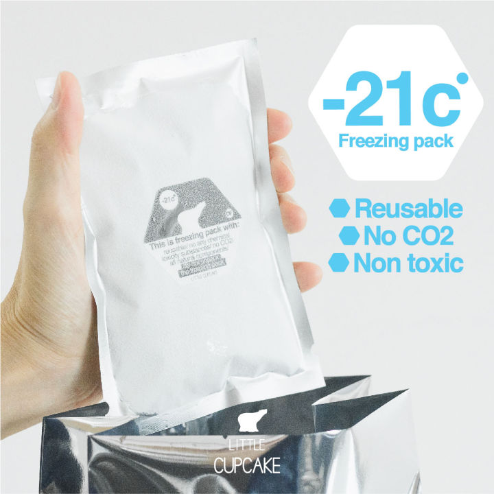 Freezing Pack -21 ํC น้ำแข็งเทียม ️ เก็บความเย็น ไอศครีม นมแม่ ขนส่ง ...