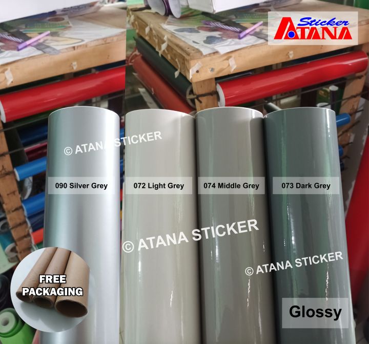 Skotlet Silver Abu Abu Glossy Muda Tua Polisi Light Dark Nardo Grey ...