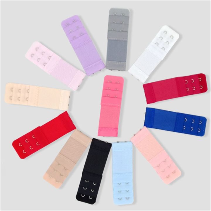 [Ready Stock] 2 Hooks 3 Rows Elastical Bra Extender Blingbra Back Strap ...