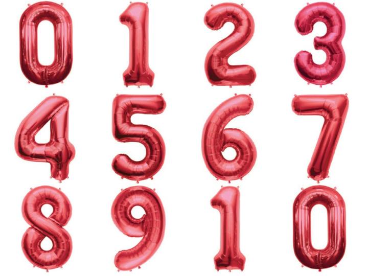 Number Balloons red | Lazada PH