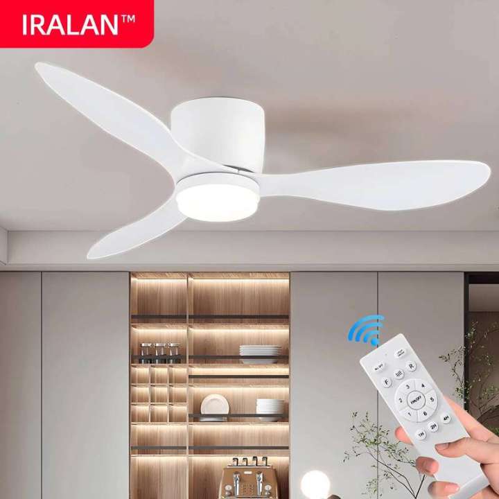 IRALAN Modern Ceiling Fan sealing fan apartment bedroom living room ...