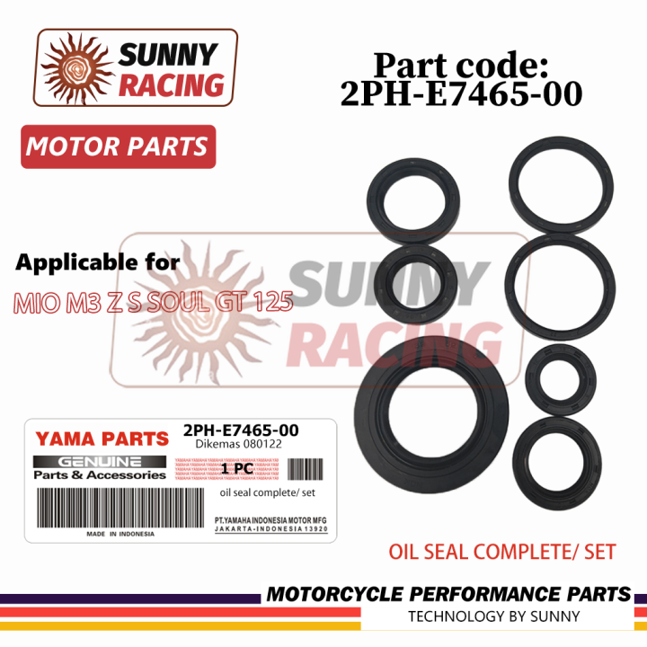Oil Seal SET Complete/kit Seal Sil Complete Mio M3 Z S Soul GT 125 Fino 125 (2PH) | Lazada PH