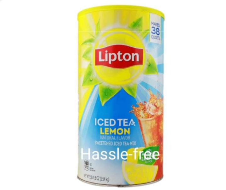 LIPTON SWEETEND ICED TEA MIX, LEMON (2.54kg) MADE IN USA | Lazada PH