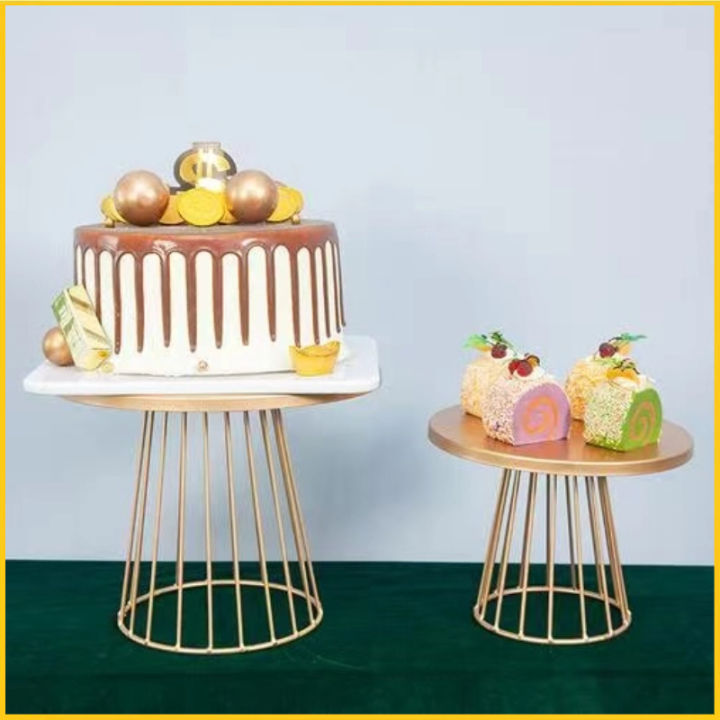 Cake Stand Metal Dessert Display Stand For Birthday Party Wedding Baby ...