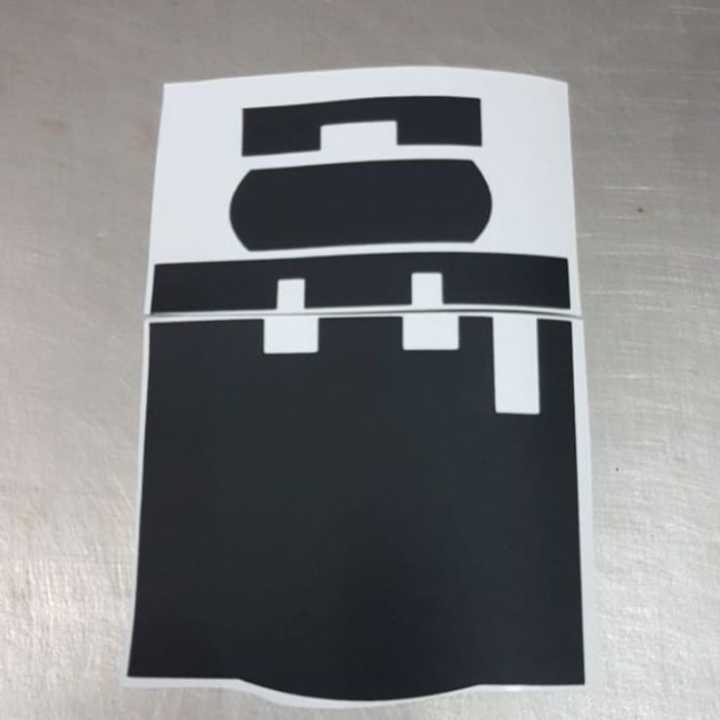 Motorcycle Slim IU Sticker Matte Black | Lazada Singapore