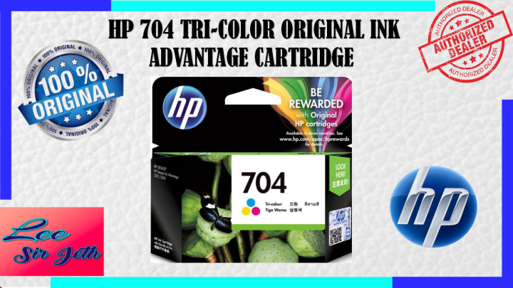 HP 704 Tri-color Original Ink Advantage Cartridge | Lazada PH