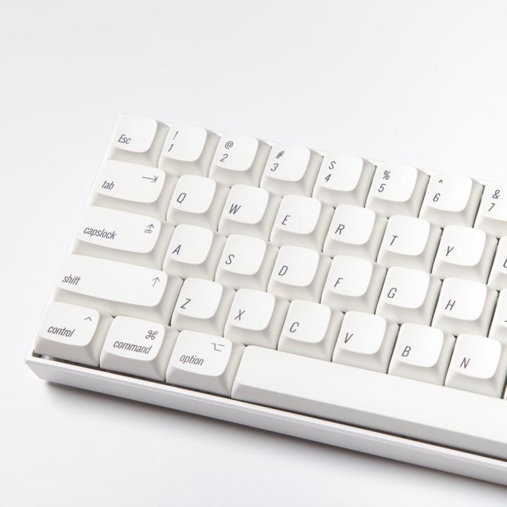 # PBT Material Minimalist White Keycaps XDA Profile 124key for 108/87 ...