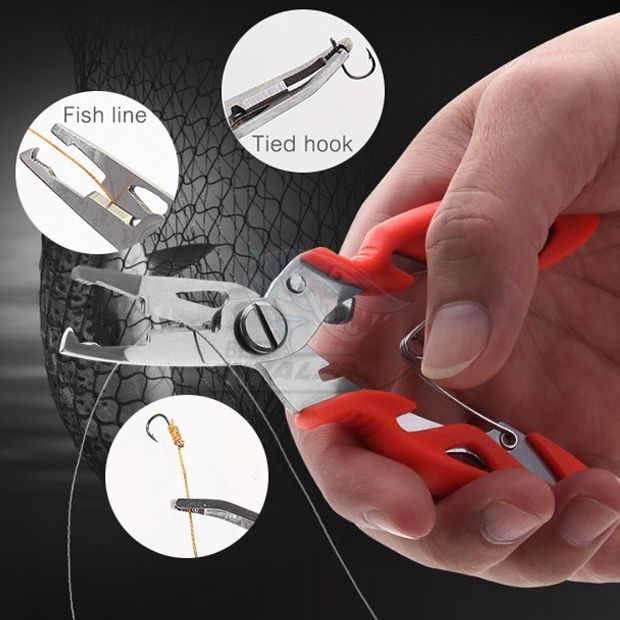 Fishing gear Fishing Pliers Scissors Braided Line Scissors Fishing Line ...