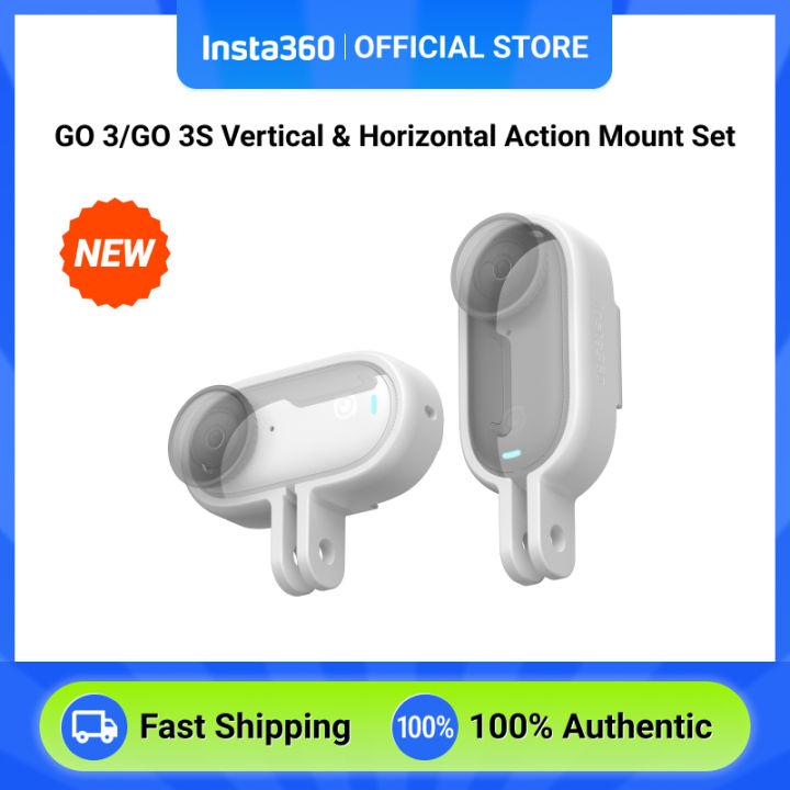 Insta360 GO 3/GO 3S Vertical & Horizontal Action Mount Set | Lazada