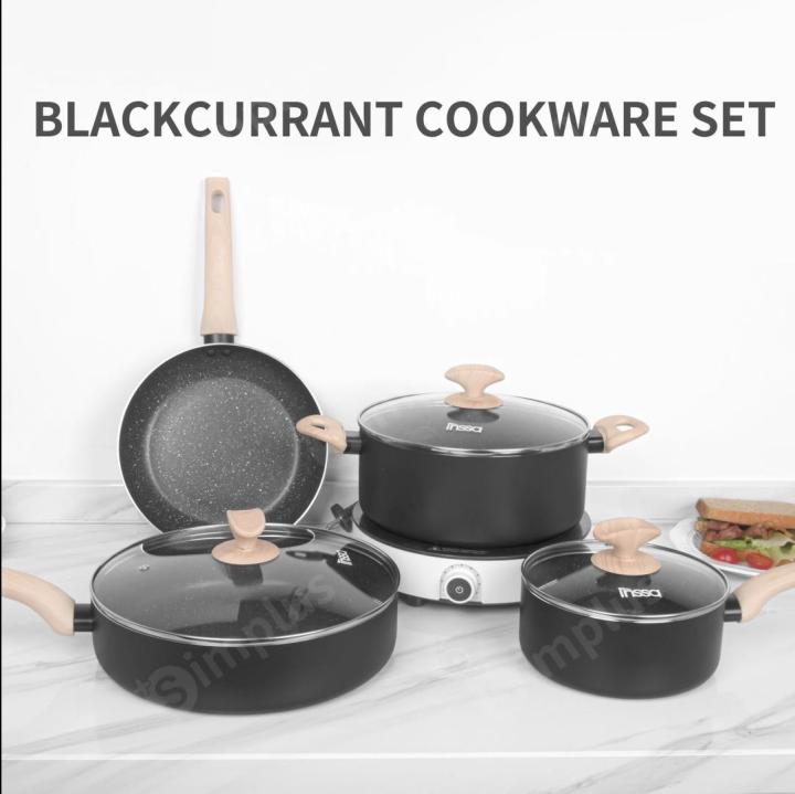 Simplus Saucepan/Wok/Soup Pot/Frying Pan Non-Sticky Non-PFOA Induction ...