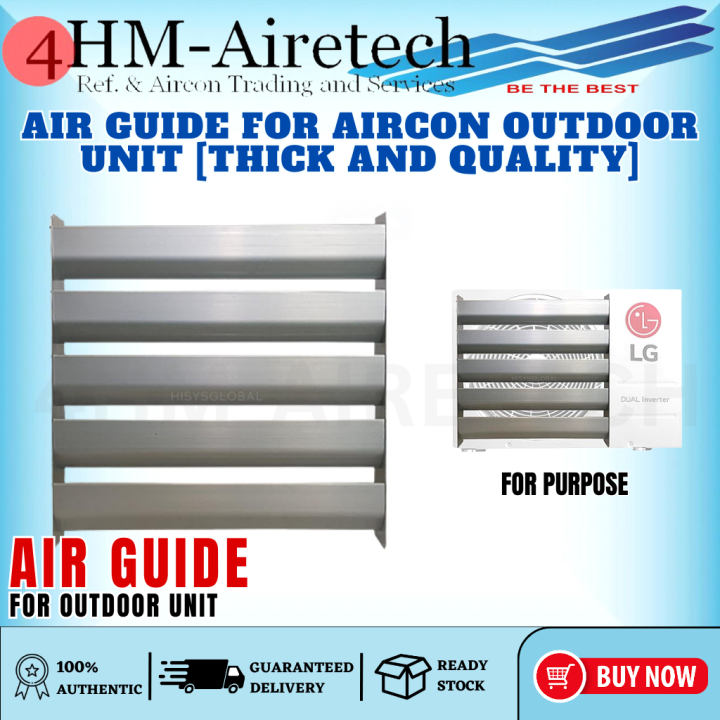 4HM AIR GUIDE for Airconditioning Outdoor Unit S-M-L Size (Thick and ...