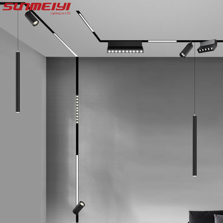 Modern Recessed Magnetic Track Lights design led Lamp Magnetic Rail ... Modern Recessed Magnetic Track Lights design led Lamp Magnetic Rail ...