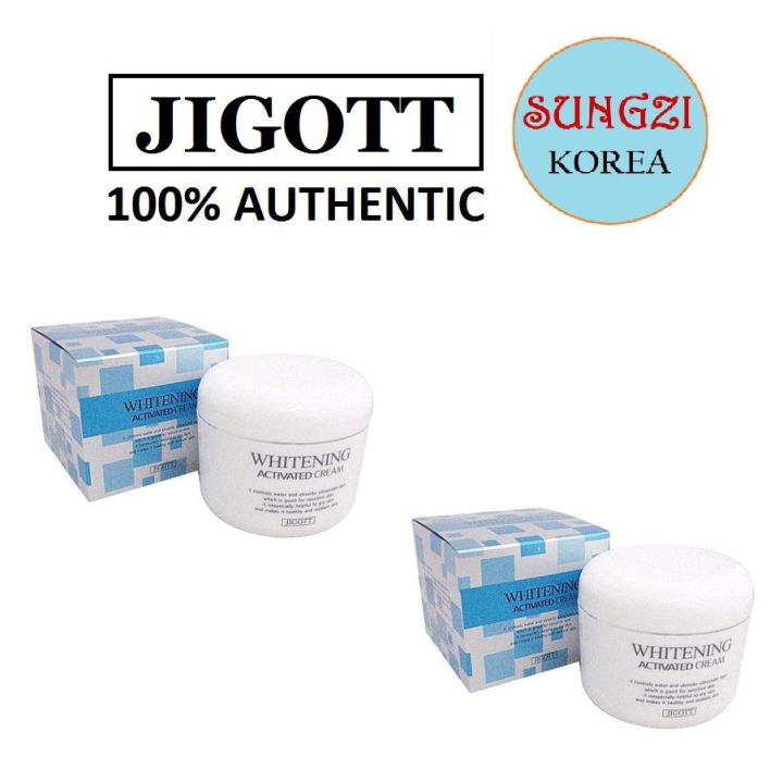 JIGOTT Whitening Activated Cream 100ml (1 + 1) Korean Cosmetics | Lazada PH