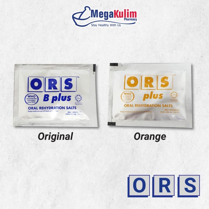 ORS Oral Rehydration Salts (Orange/Original) 1 Sachet | Lazada