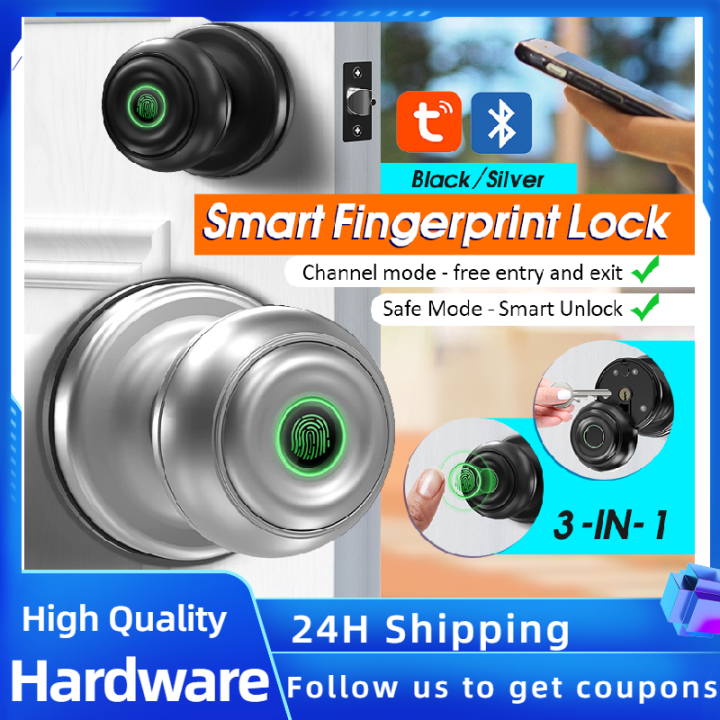Smart Door Lock Fingerprint Lock Electronic Digital Password Handle ...