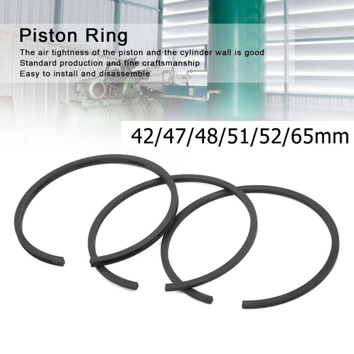 Toolstar 3pcs Air Compressor Piston Ring Pneumatic parts for 42/47/48 ...
