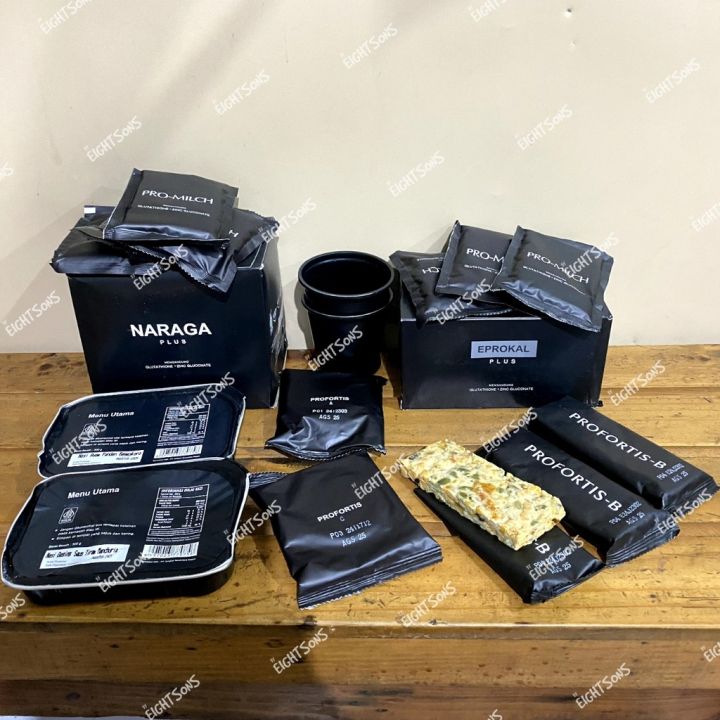 1 PAKET Ransum NARAGA EPROKAL PLUS TNI EXP NOVEMBER 2025 JATAH TNI ...