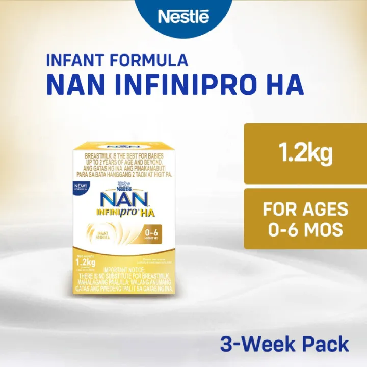 NAN Infinipro HA One Infant Formula For 0-6 Months 1.2kg | Lazada PH