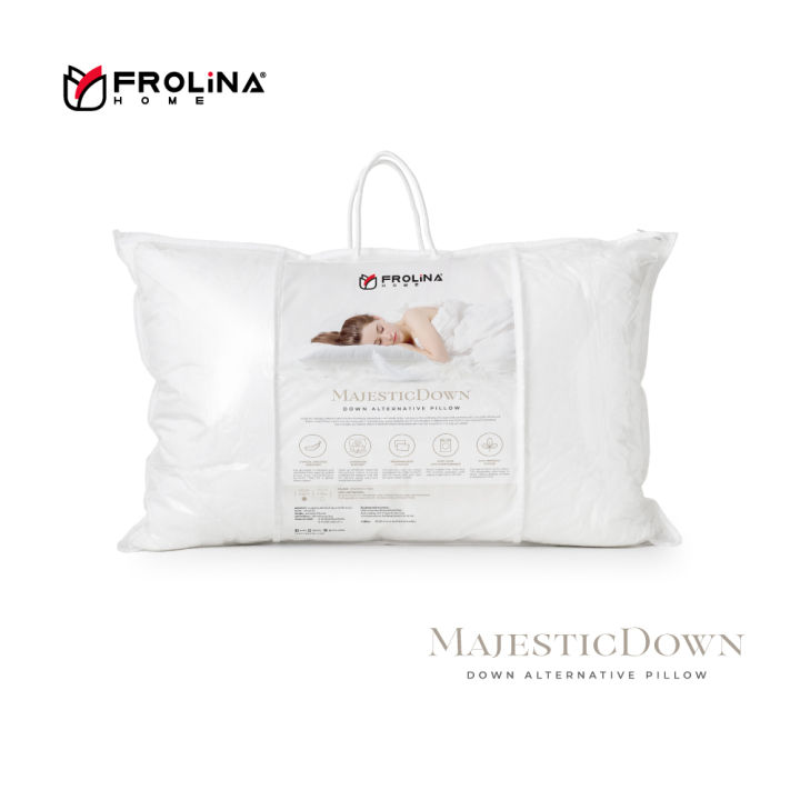 Frolina Majestic Down Pillow ขนาด 19x29 นิ้ว | Lazada.co.th
