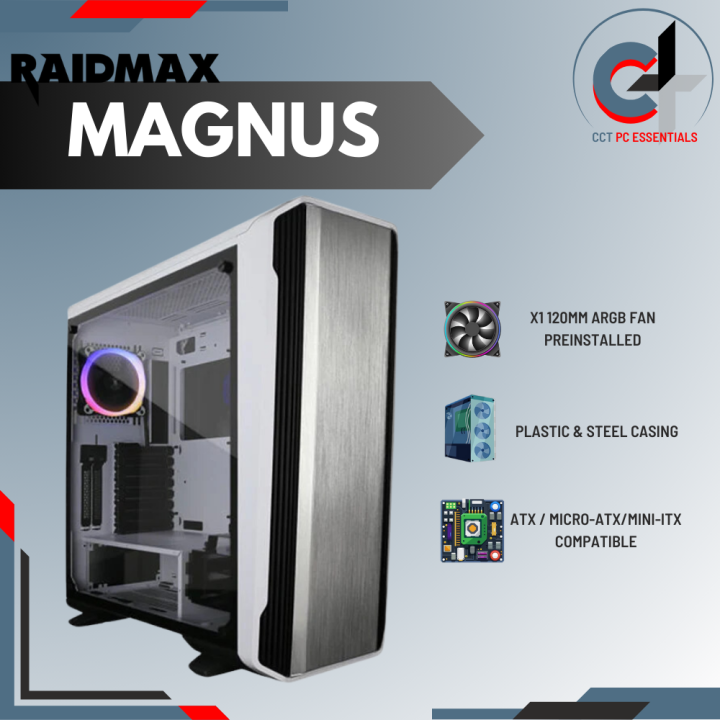 RAIDMAX Magnus Gaming PC Case | Server Case | Full tower Case | ATX ...