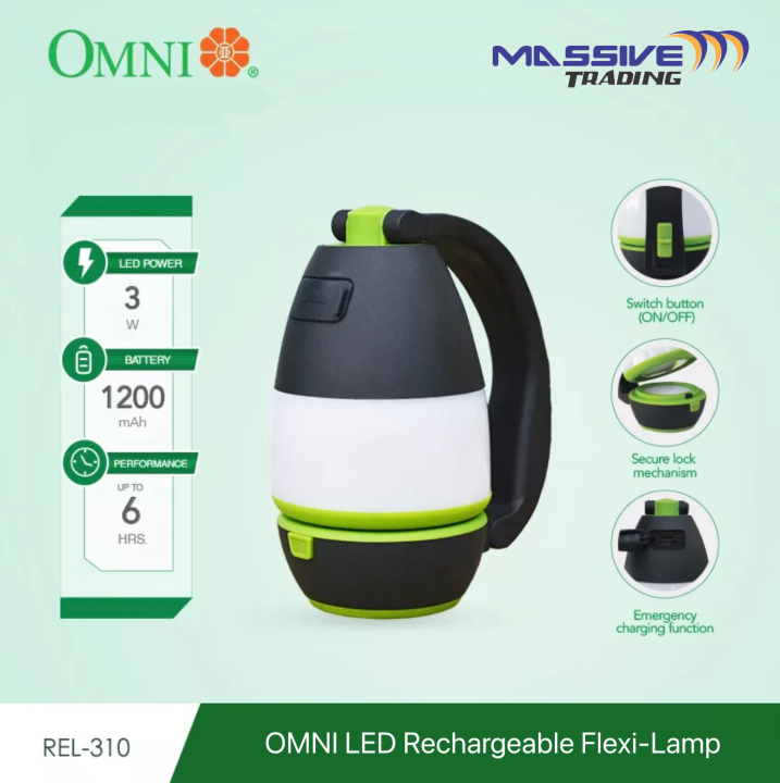 OMNI LED Flexi Lamp emergency light REL-310 | Lazada PH
