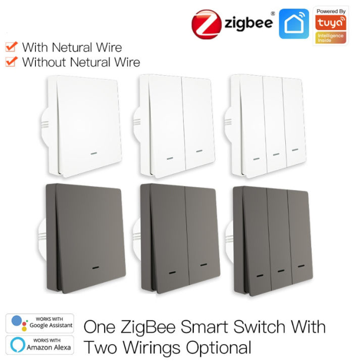 Zigbee Smart Switch (No Capacitor , No flicker, suitable for ceiling ...