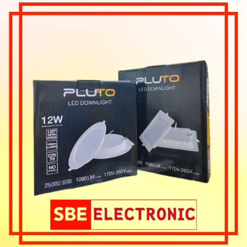 PLUTO LED DOWNLIGHT 12W (PLT-333) COOLWHITE | Lazada