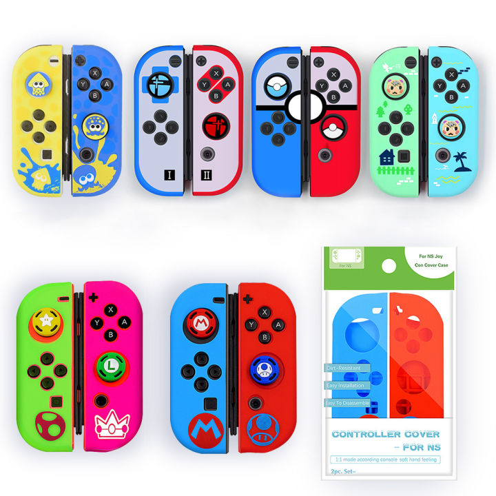 Nintendo Switch Accessories Silicone Joycon Case Zelda Splatoon 3 Mario ...