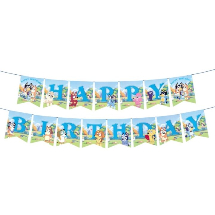 Bluey Design Theme Happy Birthday Letter Banner | Lazada PH