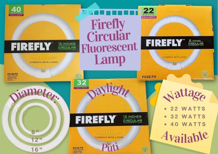 Firefly Circular Fluorescent Lamp T9 Daylight Puti. Watts Available ...