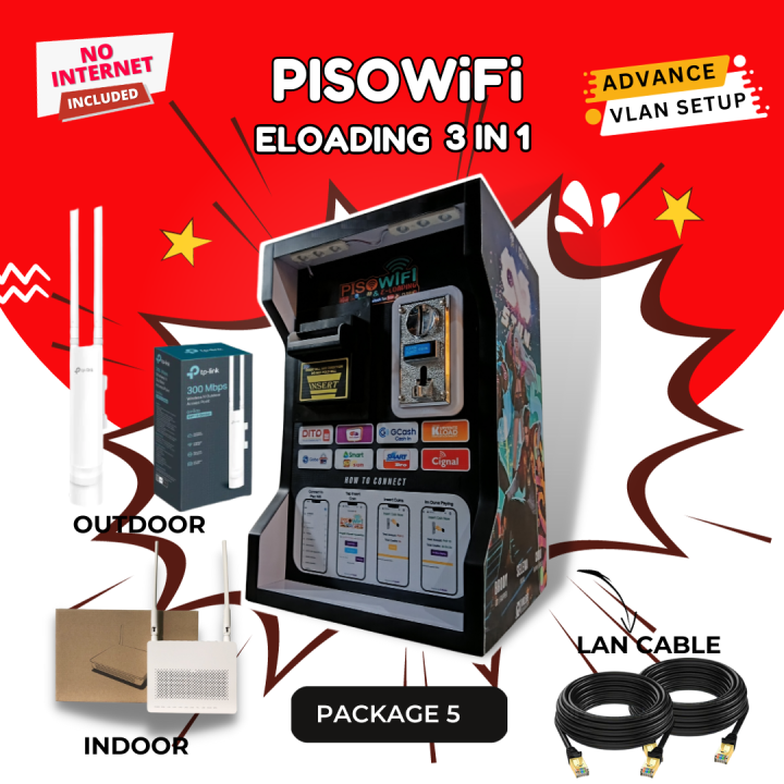 Pisowifi Eloading Vendo Machine 4 in 1 | Lazada PH