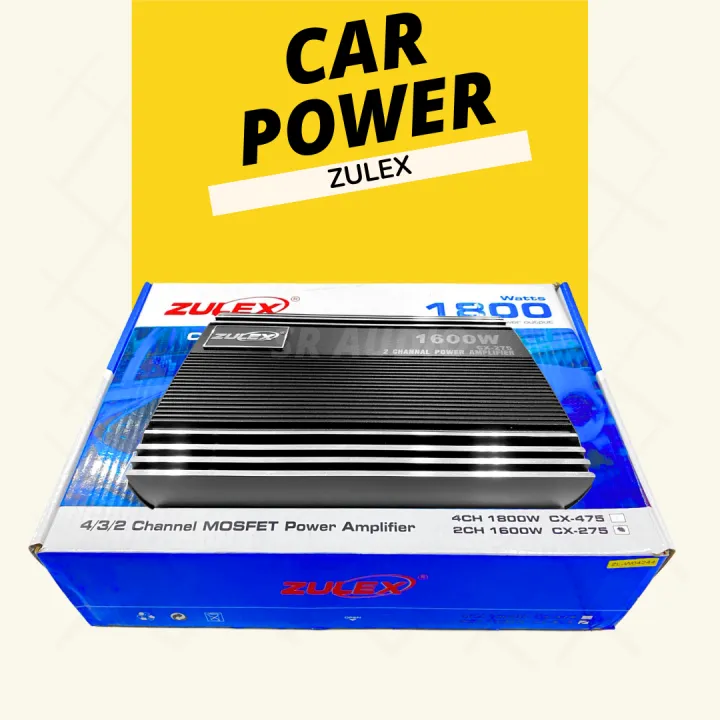 ZULEX เพาเวอร์แอมป์รถยนต์ รุ่น CX.275 (1600) | Lazada.co.th