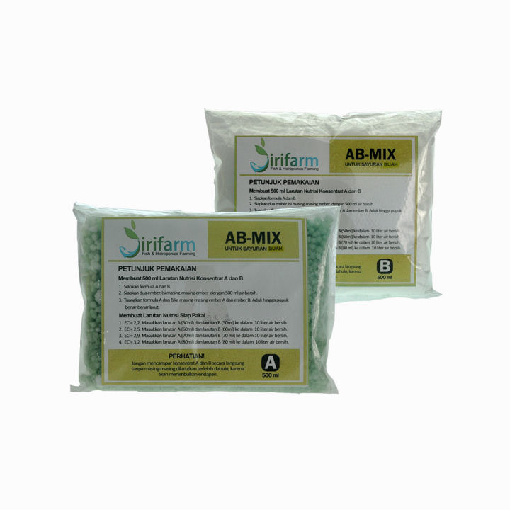 AB Mix 0.5L Konsentrat (Bubuk) Pupuk Hidroponik Tanaman Buah | Lazada ...