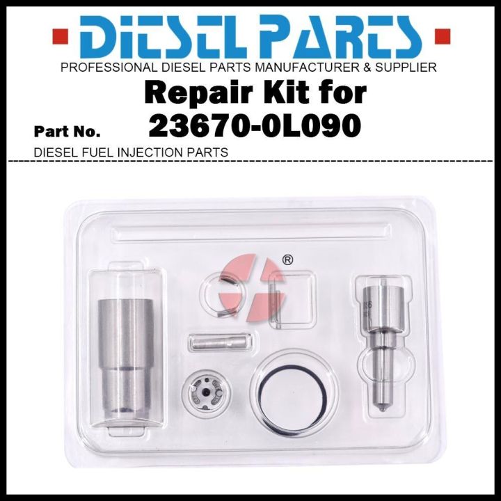 Fuel Injector Overhaul Kit para sa 23670-0L090 Toyota Hilux 2.5/3.0D ...
