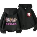 ซิป Hoodie Kids Roblox 3D Game Print Zipper Hoodie Autumn Boys Girls ...