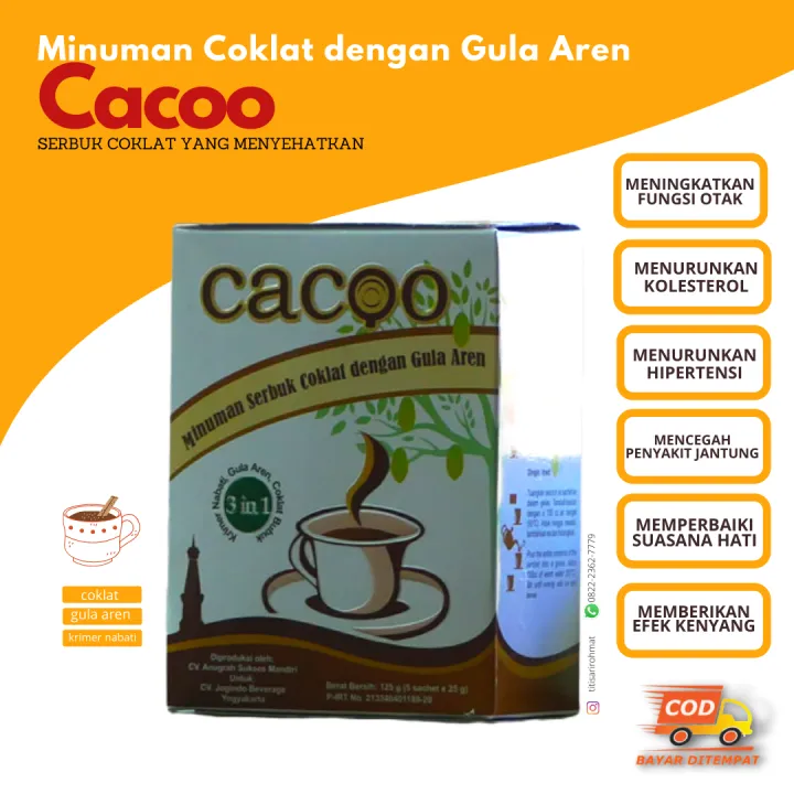 Cacoo Minuman Coklat Bubuk Gula Aren | Lazada Indonesia