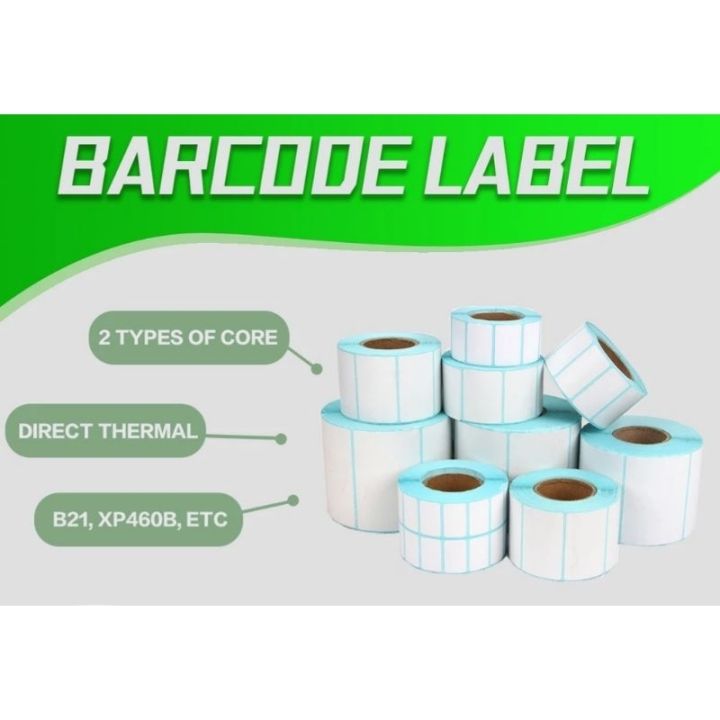 热敏标签纸Thermal Sticker Barcode Label | Lazada