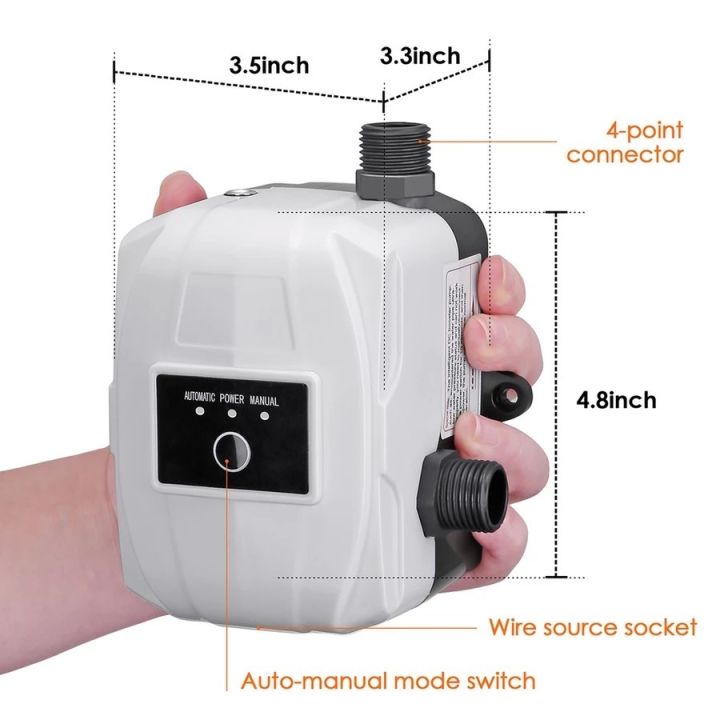 ปั้มน้ําอัตโนมัติ DC Tap Booster Pump โซล่า แรงดันสูง ปั้มฝักบัว ...