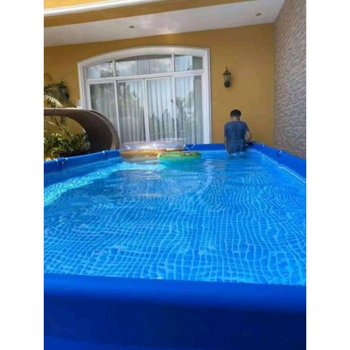 welcome ORIGINAL INTEX FAMILY BIGGEST SWIMMING POOL STEEL PRO | Lazada PH