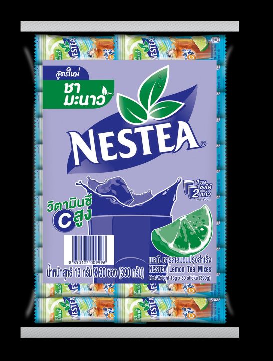 Nestea Lemon Tea Mixes 13 g x 30 Sticks.เนสที ชารสเลมอนปรุงสำเร็จ 13 ...