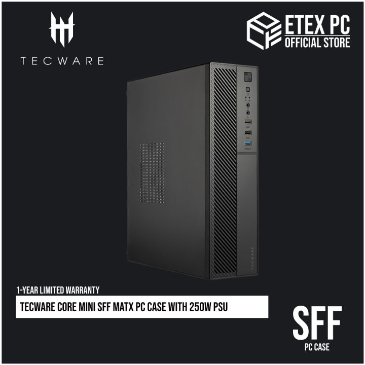 Tecware Core Mini Sff Matx Pc Case With 250w Psu Twca Corem Bk Lazada