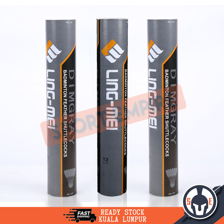 Ling Mei Badminton Shuttlecock Dimgray 100% Authentic | Lazada